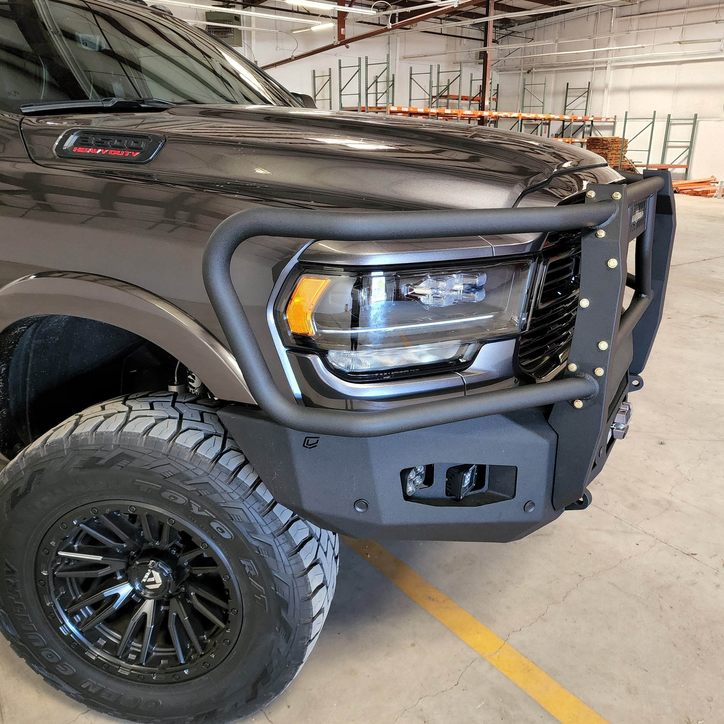 2019–2024 RAM Bumper Grill Guard with Winch Mount – Chassis Unlimited Inc.
